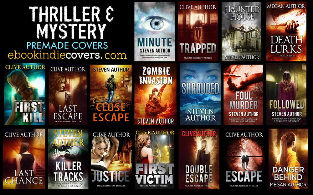 Thriller Premade Covers June 2016 s – BookCoversbyMelody